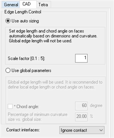 After Setting A Global Edge Length Within The Mesh Dialogue The Desired Edge Length Is Not