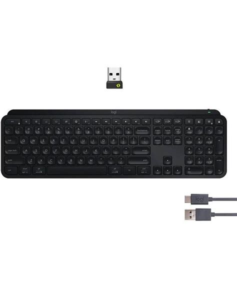 Logitech Mx Keys Full Size Scissor Keyboard For Pc And Mac Black Macys