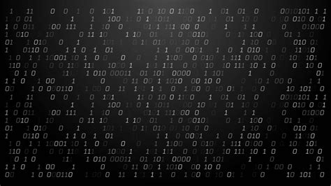 Premium Stock Video Animation Of Binary Coding Data Processing Over