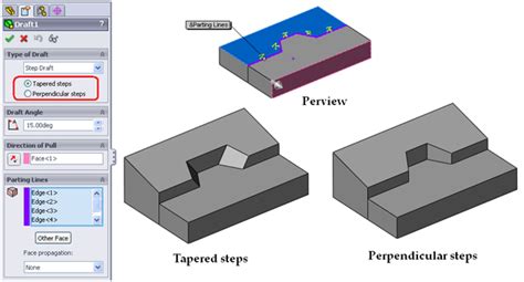 آموزش دستور Draft در Solid works