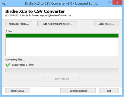 steps by step xls to csv conversion process