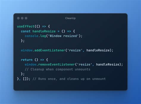 Reactjs Reacthooks Useeffect Cleancode Webperformance Frontenddevelopment