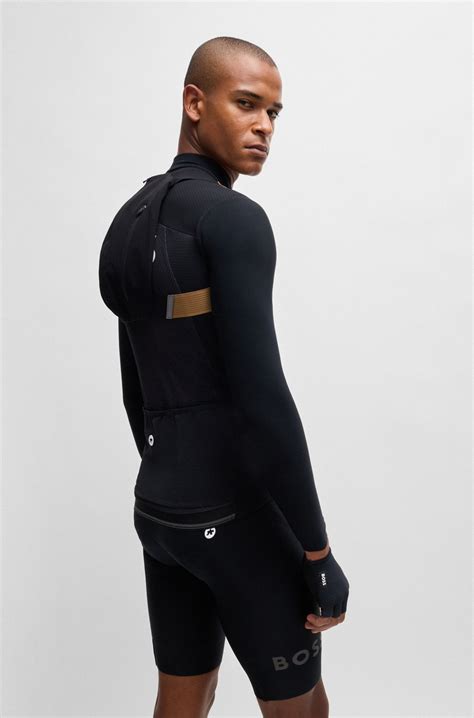 Boss Boss X Assos Waterproof Spider Bag With Reflective Detailing Black