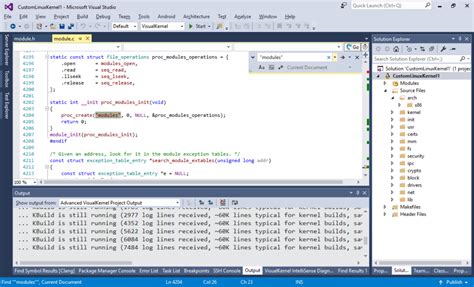 Building And Modifying Linux Kernel With Visual Studio Sysprogs Tutorials