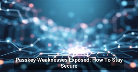 Passkey Weaknesses Exposed How To Stay Secure Corporate Workflow Solutions