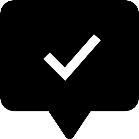 Message Tick Vector SVG Icon SVG Repo