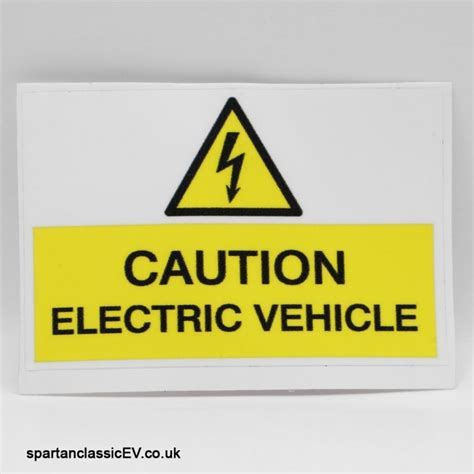 Ev Safety Label Spartan Classic Ev