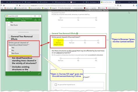 Solved Updaterefresh Survey In Survey123 For Arggis Des Esri
