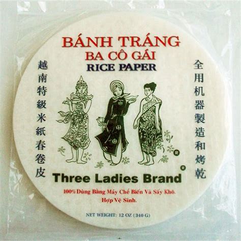 Three Ladies Rice Paper 16 Cm 44 12oz Jdj Trading