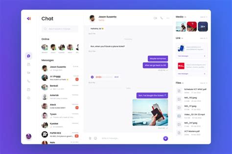 Dashboard Chat Messages Ux And Ui Kits Websites Ft Chat And Message Envato