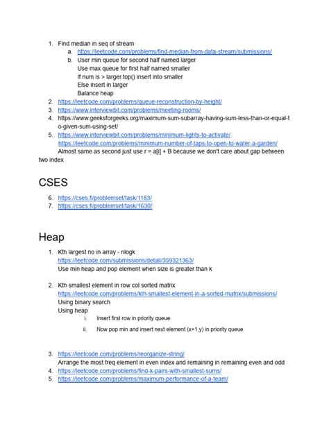 Array Chap 2 And Heap Pdf