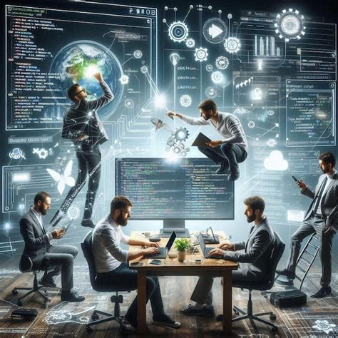 Agile Software Engineering Premium Ai Generated Image