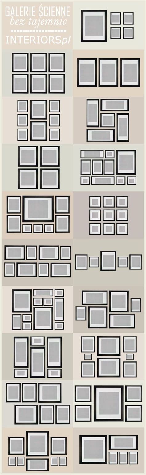 Wall Art Arrangement Templates Gallery Wall Layout Photo Gallery