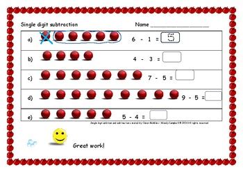 Single Digit Addition And Subtraction By Clever Bubbles TPT