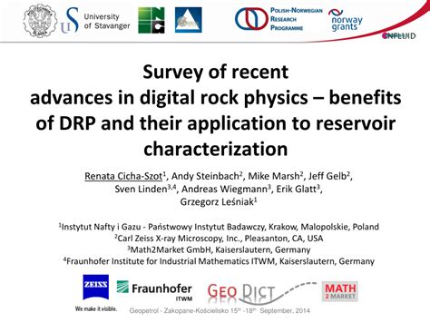 Pdf Survey Of Recent Advances In Digital Rock Physics Benefits Of Drp And Their Application