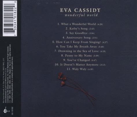 Wonderful World Eva Cassidy Cd Album Muziek