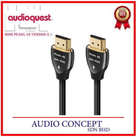 Audioquest Pearl 48 Version 2 1 Hdmi Cable Audio Concept