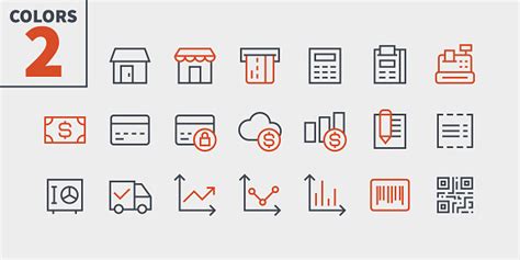 픽셀 완벽 한 잘 만들어진 벡터 선 아이콘 48 X 48 준비 24 X 24 그리드 웹 그래픽 및 편집 가능한 획 애플 리 케이 션에 대 한 쇼핑 간단한 최소한의 그림 12