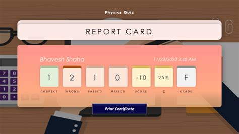 Download Powerpoint Quiz Game Template With Report Card