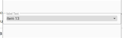 Flutter Display The Label On Top Of The Formbuilderdropdown With