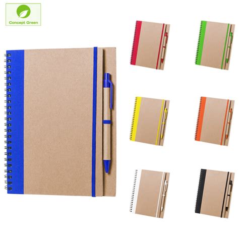 Carnet De Notes à Spirale Carton Recyclé Ecp Objets