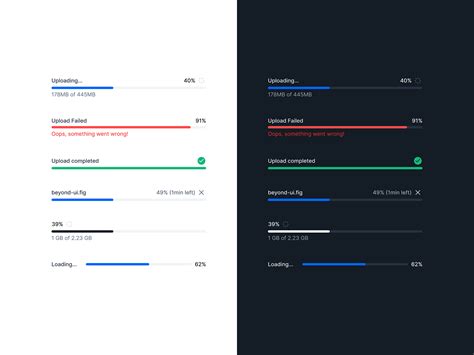 Progress Bar Component Ui By Beyond Ui On Dribbble