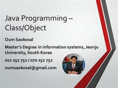 Java Oop Programming Language Part 3 Class And Object Pdf Programming Languages Computing