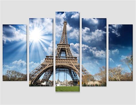 Картина от платно Айфеловата кула с безплатна доставка Multicanvas