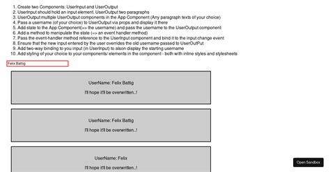 Max Assignment 1 Codesandbox Max Assignment 1 Codesandbox