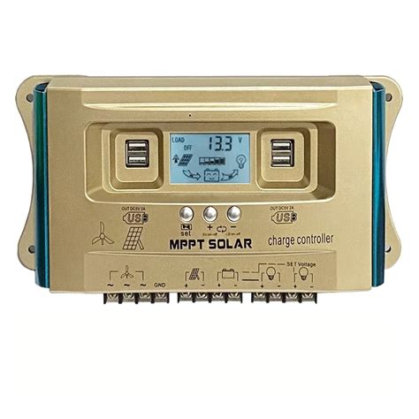 Internet Of Things APP Wind And Solar Complementary MPPT Solar Controller Lead Lithium