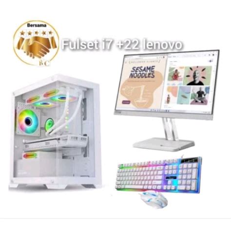 Jual Pc Gaming Core I Ram Gb Ssd Gb Vga Gb Monitor Keyboad Mouse Shopee Indonesia