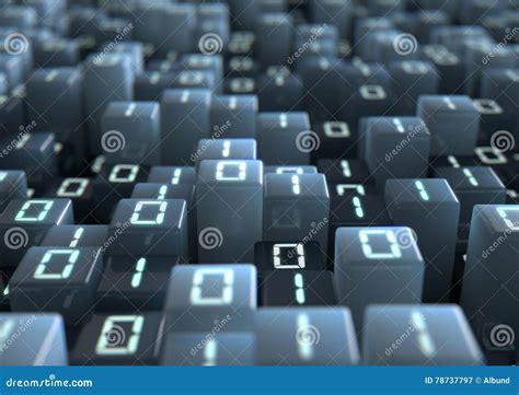 Binary Code Pixels Stock Illustration Illustration Of Software 78737797