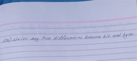 Solved 190 ﻿write Any Two Differences Between Bit And