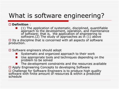 Software Process In Software Engineering Ppt Computer Software And Applications Computing