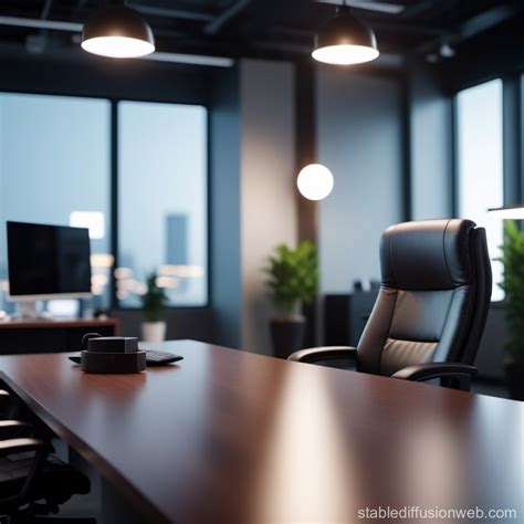 Customizable Space Themed Office Background Stable Diffusion Online