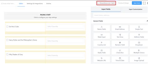 How To Create A Book Order Form In Wordpress Fluent Forms