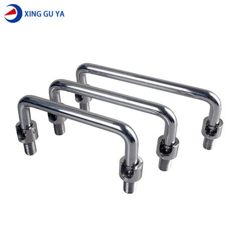 兴固雅不锈钢活动拉手折叠拉手工业设备把手可转动拉手箱包提手 虎窝淘