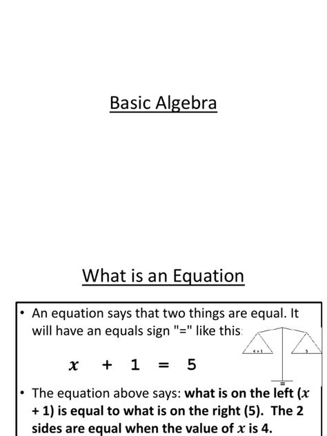 Basic Algebra Lecture Pdf Polynomial Inequality Mathematics