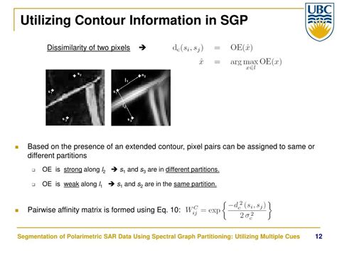 Ppt Segmentation Of Polarimetric Sar Data Using Spectral Graph Partitioning Utilizing