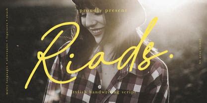 Riads Script Font Webfont Desktop MyFonts