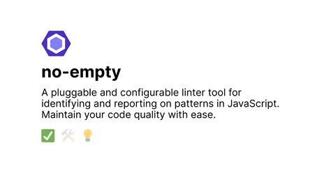 No Empty Eslint Pluggable Javascript Linter