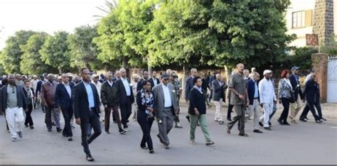 President Isaias Afwerki Laid A Wreath At Asmaras Patriots Cemetry In Morning Hours Today In