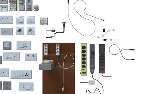 3d Model Electrical Module Switching Power Connector 3d Model Cgtrader