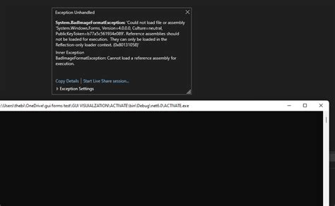 C Opening And Writing To Form From Console Aplication Stack Overflow
