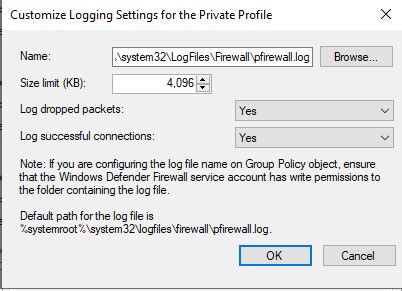 How To Monitor Firewall Activity With The Windows Firewall Log GreenCloud Documentation
