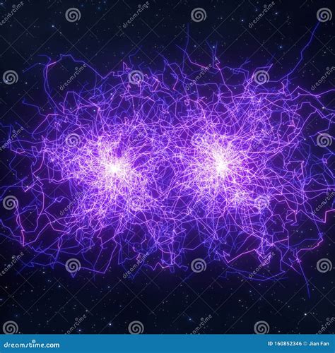 Power Electrical Energy And Lightning Spark 3d Rendering Stock Illustration Illustration Of