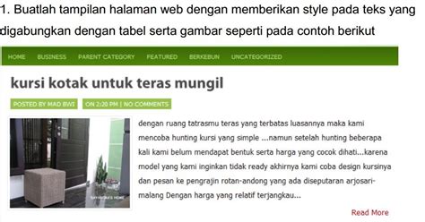 Blog Program Web Contoh Script Htmlcss
