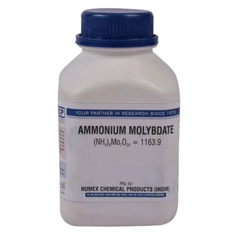 Powder Ammonium Molybdate Bottle Packaging Size 500 G At Rs 4400 Kg In Hapur