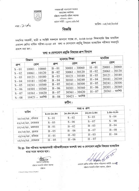 Chittagong ২০২৪ ২০২৫ শিক্ষাবর্ষে একাদশ শ্রেণির বার্ষিক পরীক্ষা ২০২৫ এর তথ্য ও যোগাযোগ