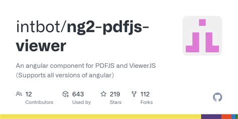Github Intbotng2 Pdfjs Viewer An Angular Component For Pdfjs And Viewerjs Supports All